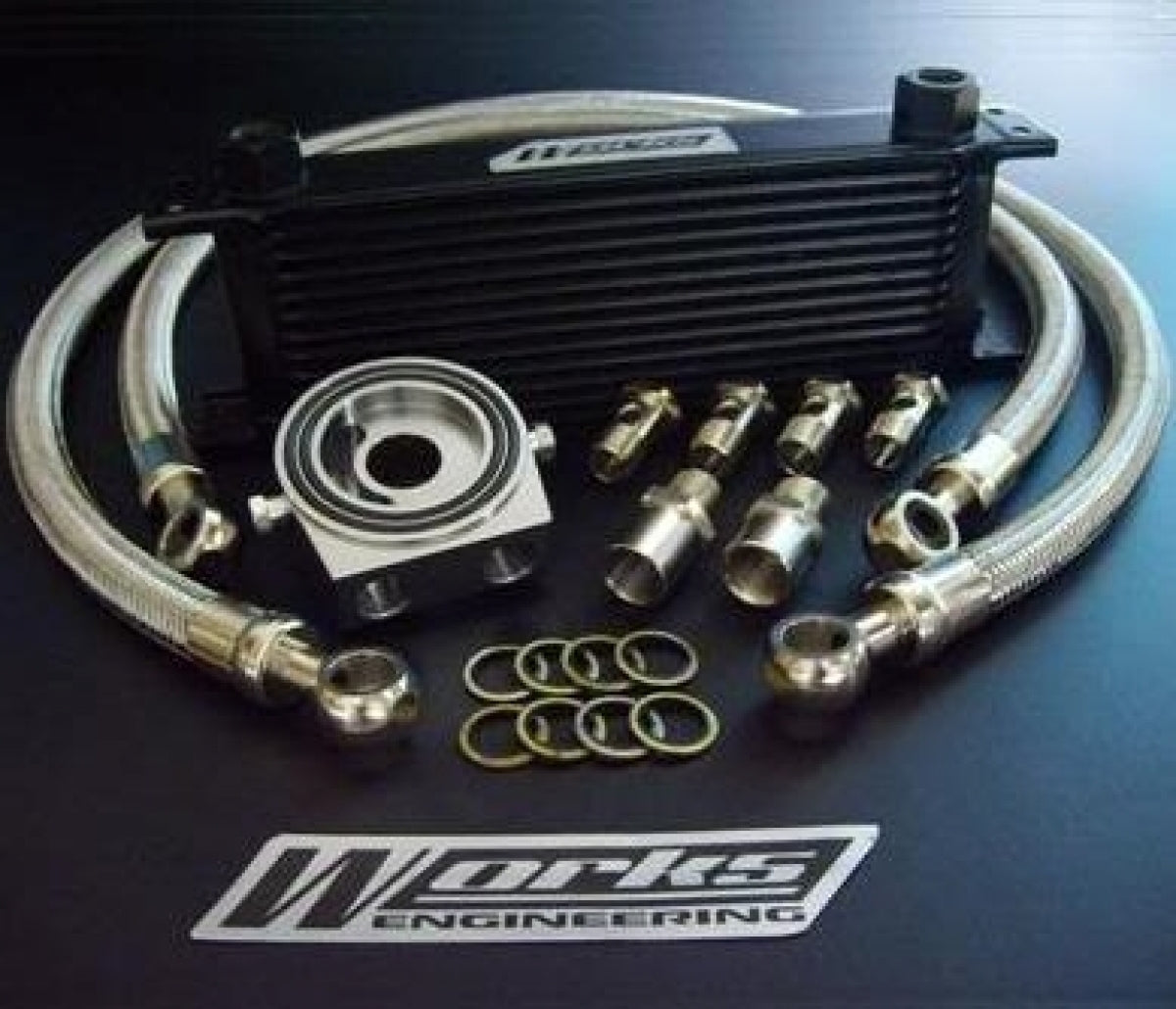 Works Engineering Engine Oil Cooler Kit – Aries Autocraft